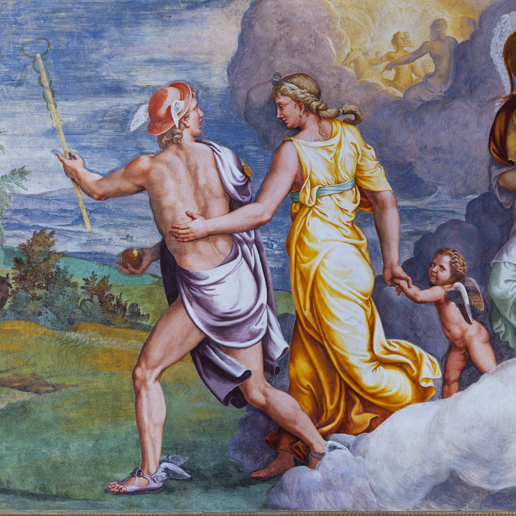 Hall of Troy, South Wall: the Judgment of Paris